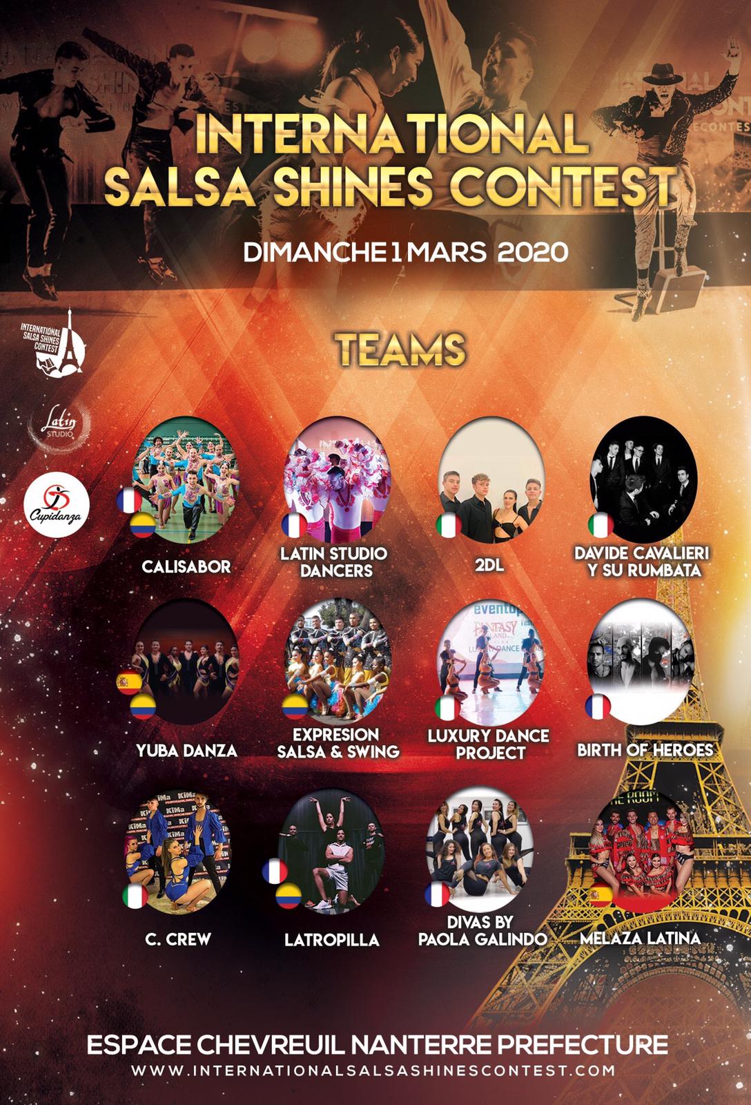 Compétiteurs – International Salsa Shines Contest Paris